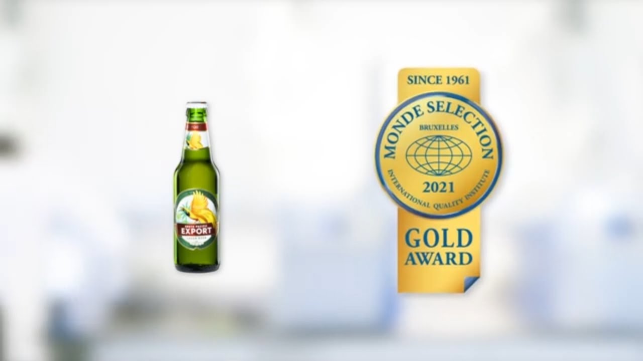 South Pacific Export Lager Beer (Bottle 33cl) | Gold Award Monde ...