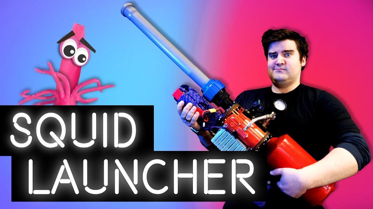 Squid Launcher - Arduino based pneumatic cannon that shoots silicone ...