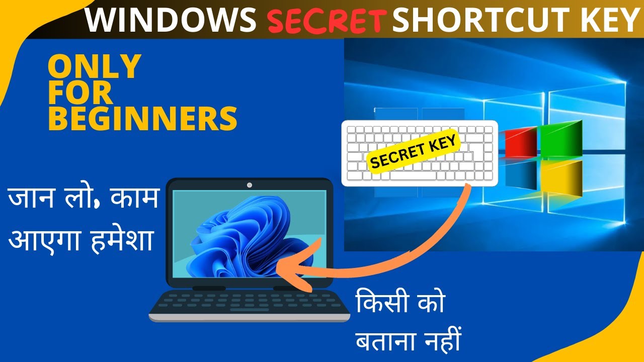 Windows shortcut key | windows shortcut keys for beginners #youtube ...