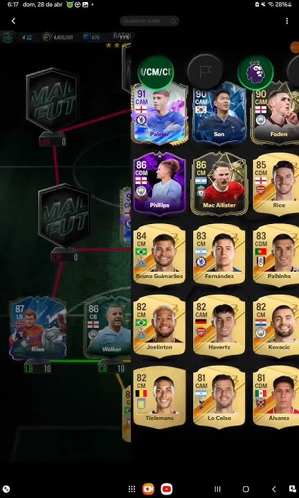 my best EPL team - YouTube