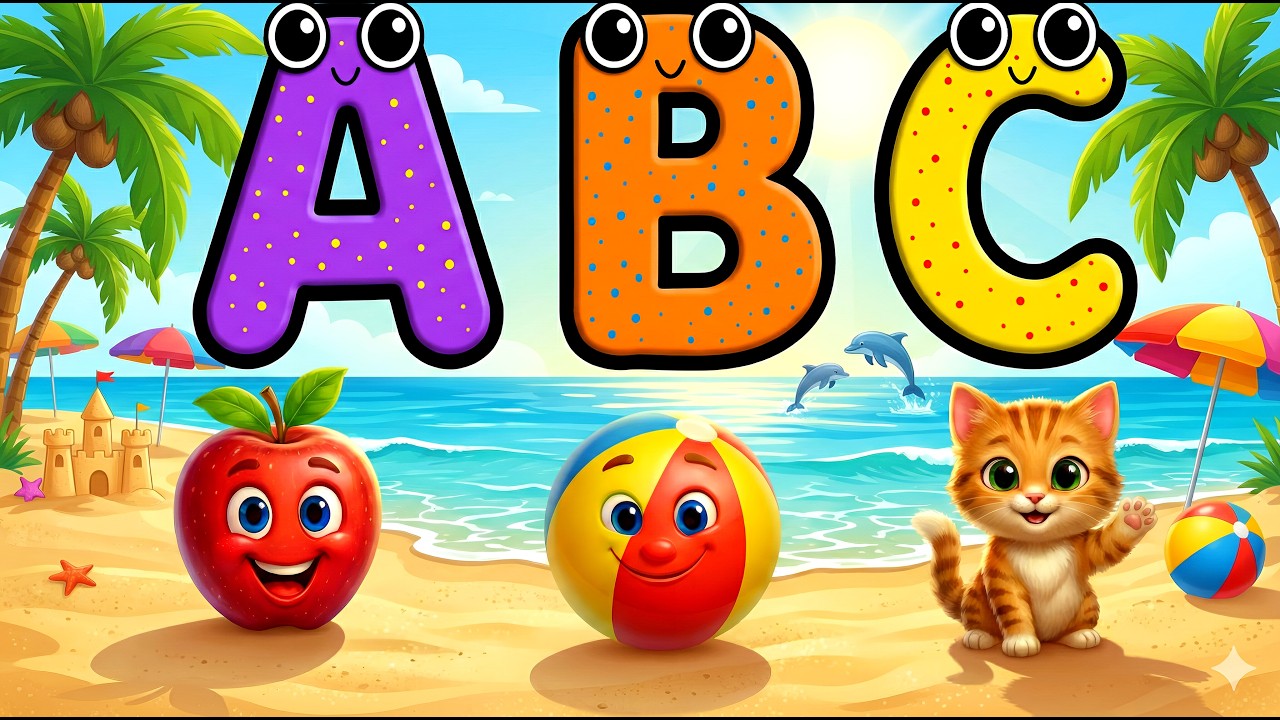 🔴 ABC Phonics Song 🎶 A for Apple 🍎 | Alphabet Song | Fun ABC Learning ...