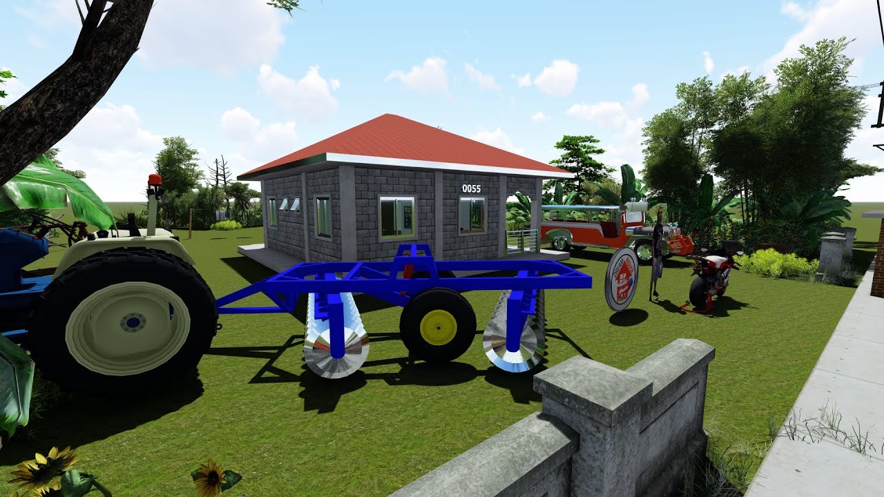 HOUSE NO55 - 8.3m X 10.9m -2BR ,3T&B , 1CR and kitchen, living area -3D ...