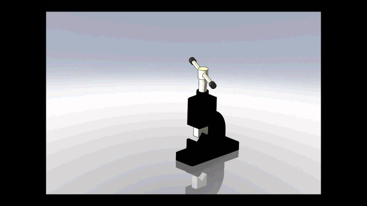 SOLIDWORKS PIPE VICE ASSEMBLY ANIMATION.wmv - YouTube
