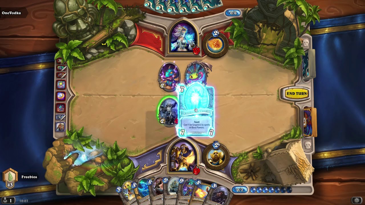Brutal lose in Hearthstone - YouTube