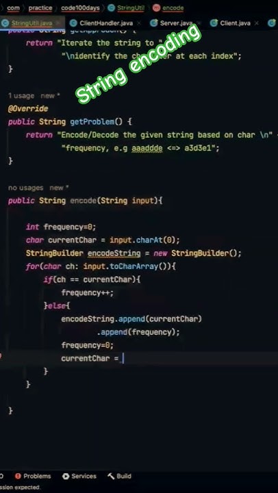 String Encoding Using Java Coding Java Programming Strings Programming Software Code 0297