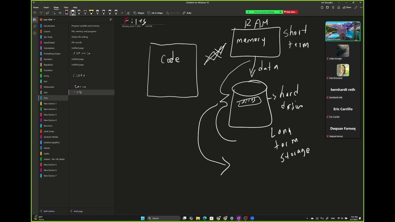 040725 COSC 1336 Python intro to files - YouTube