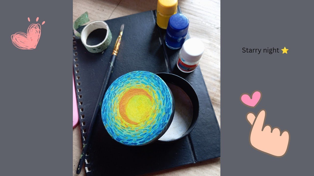 Diy,Starry night painting in a box. - YouTube