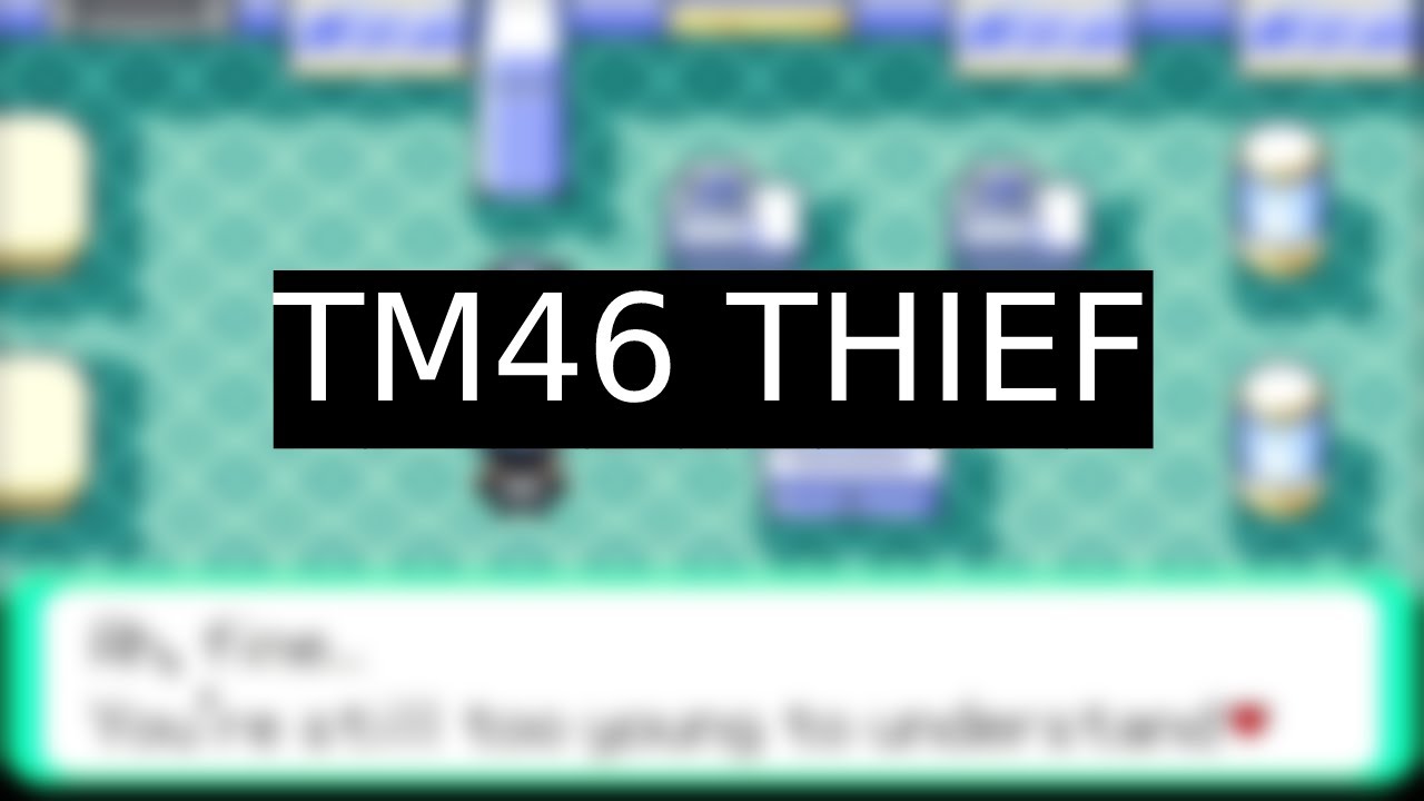 How to Get TM46 Thief in Pokemon Emerald - YouTube