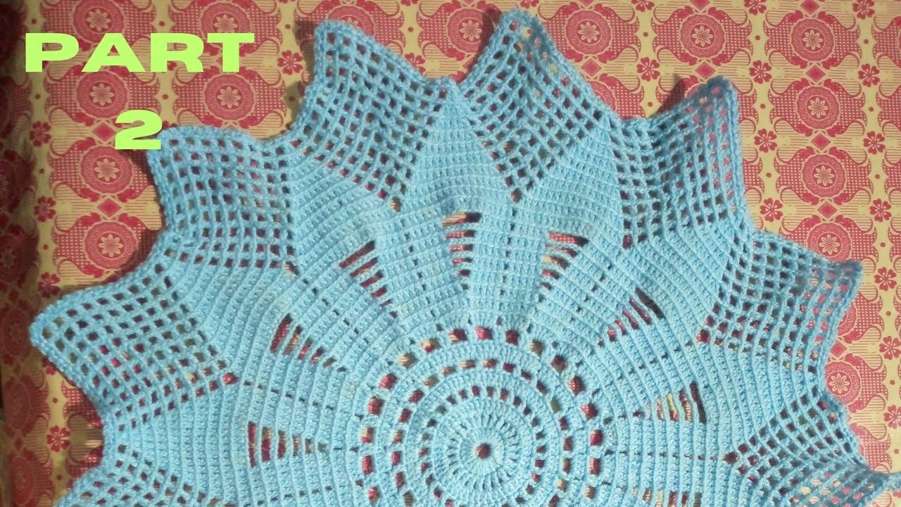 Kroshia ka new design/Very attractive pattern/Thalposh rumal/Jannat ...