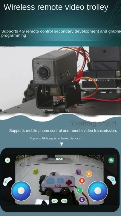 4WD RC Tank Wireless Remote Control Motor Trolley Support 4G Robot Car ...