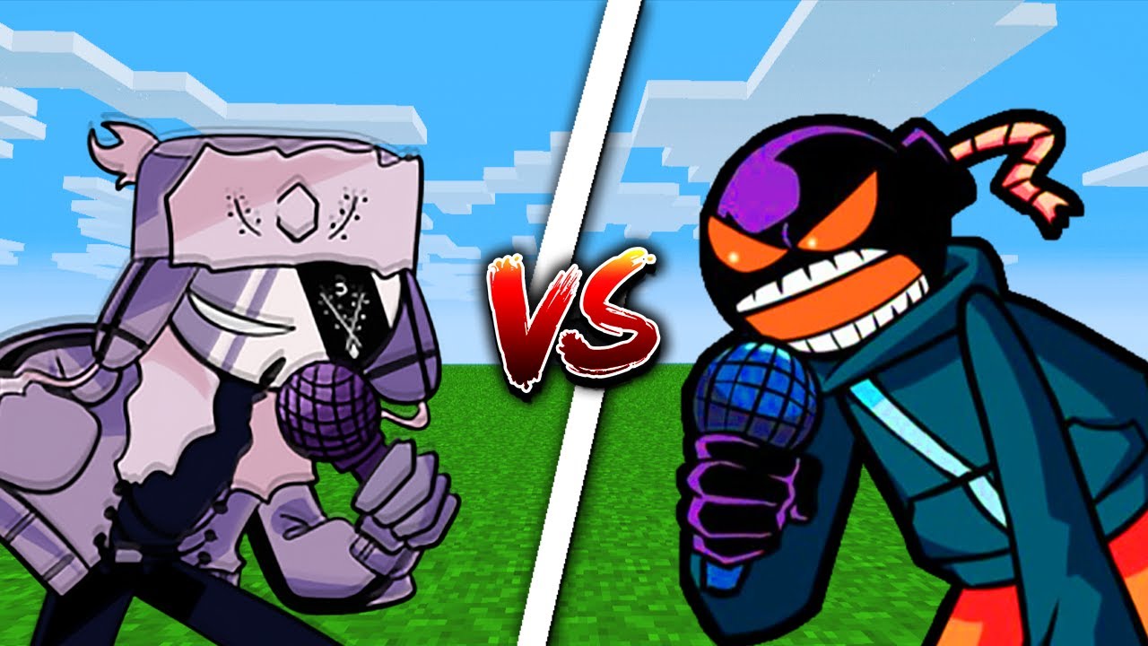 Ruv vs Whitty in Minecraft | Friday Night Funkin Mod Addon - YouTube