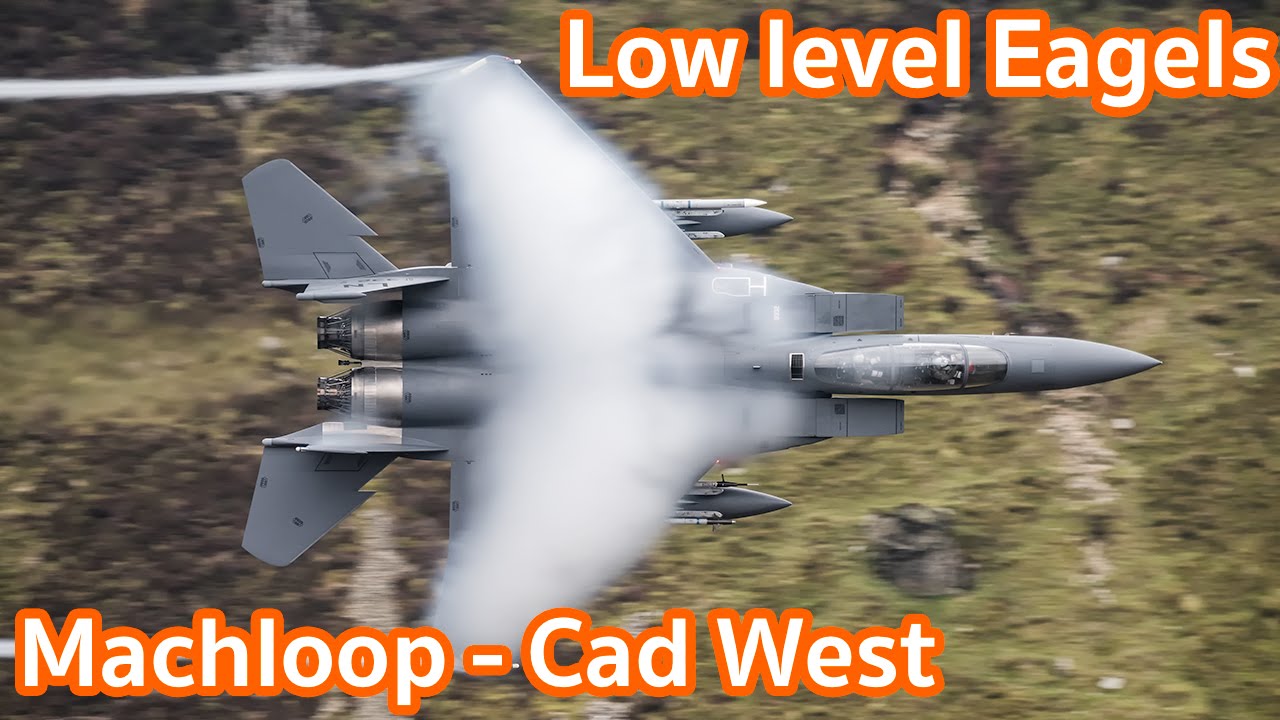 Mach loop - Cad West low level eagles - YouTube