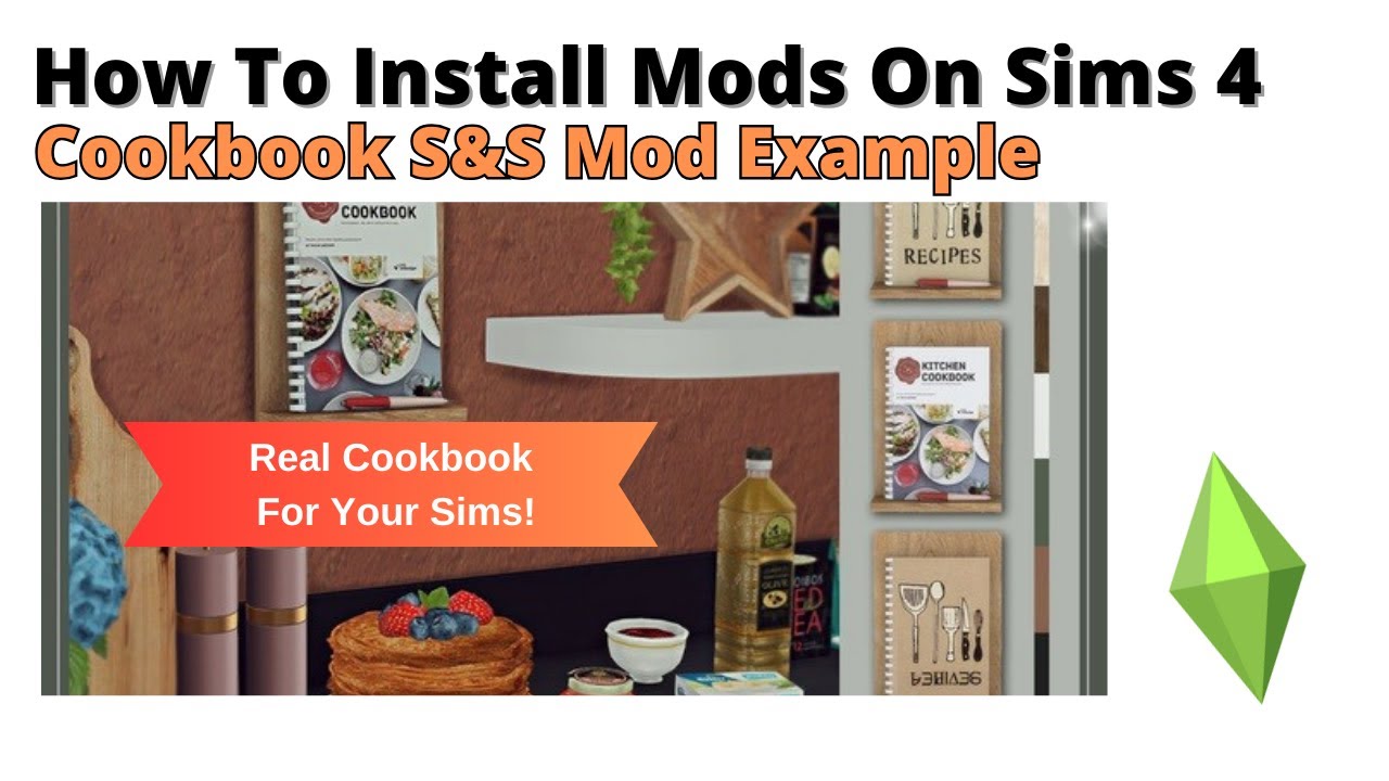 How To Install Cookbook S&S Mod For Sims 4 | 2024 - YouTube