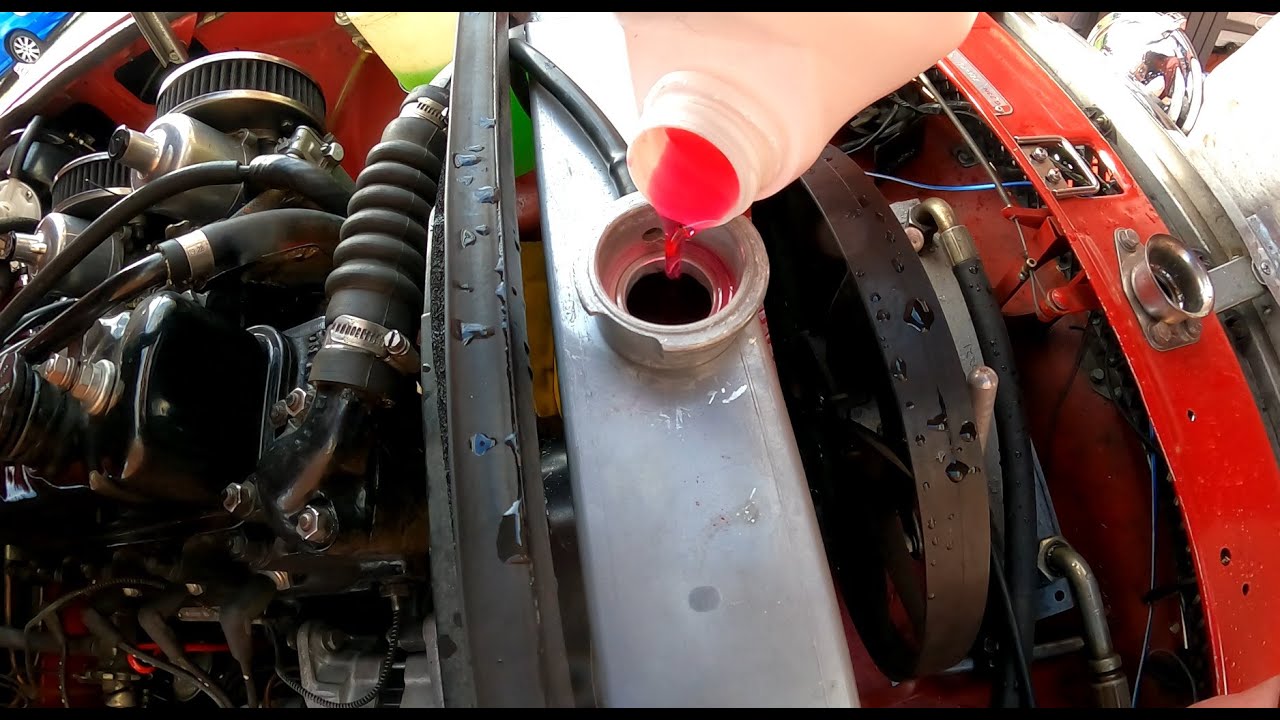 MGB Roadster - Coolant Change - YouTube