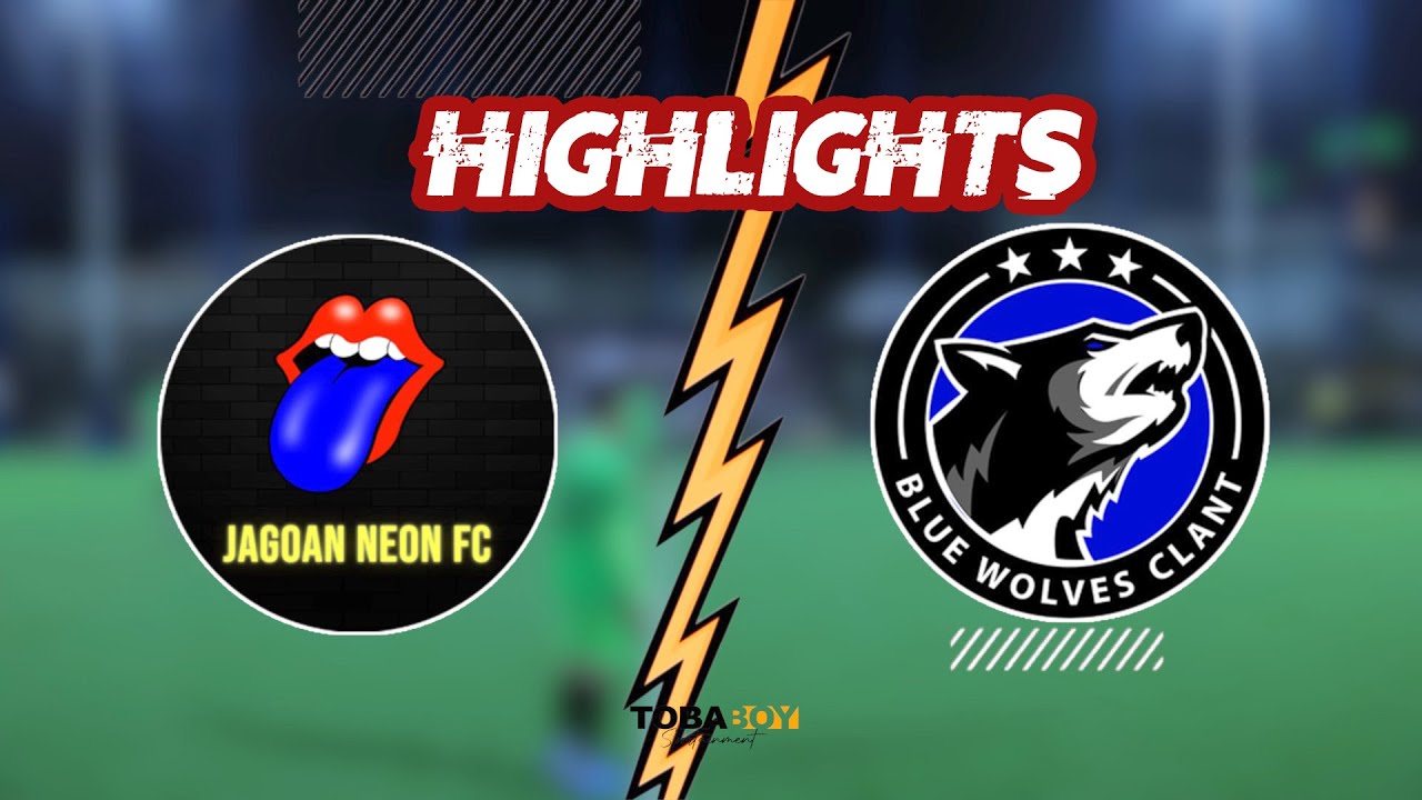Jagoan Neon Fc VS Blue Wolves Clant (1-1) - Highlight Tobaboy League ...