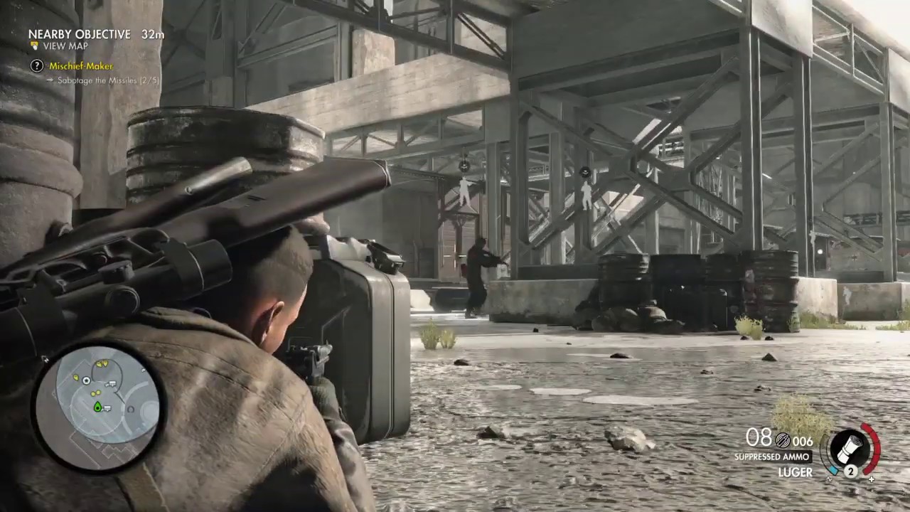 Sniper Elite 4 - LUGER SEMI AUTO PISTOL - MASTERY SKIN QUEST - ALLAGRA ...