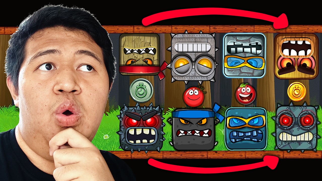 RED BALL 4: DUO TOMATO BALL VS DUO ALL BOSSES CLASSIC BALL FRIENDS ...