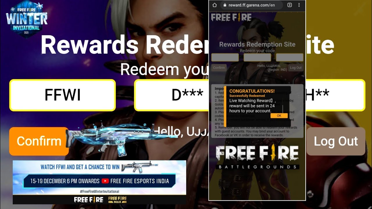 Free fire redeem code today | today new redeem code | ff redeem code ...