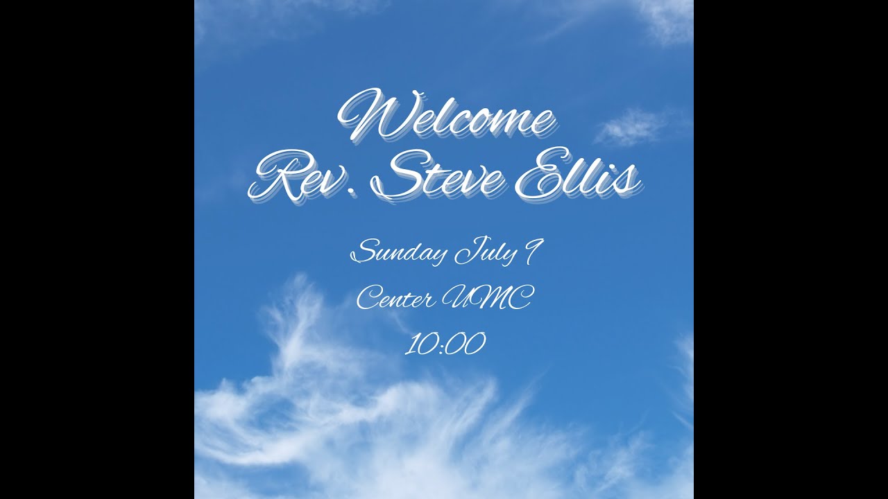 Welcome Reverend Steve Ellis! - YouTube