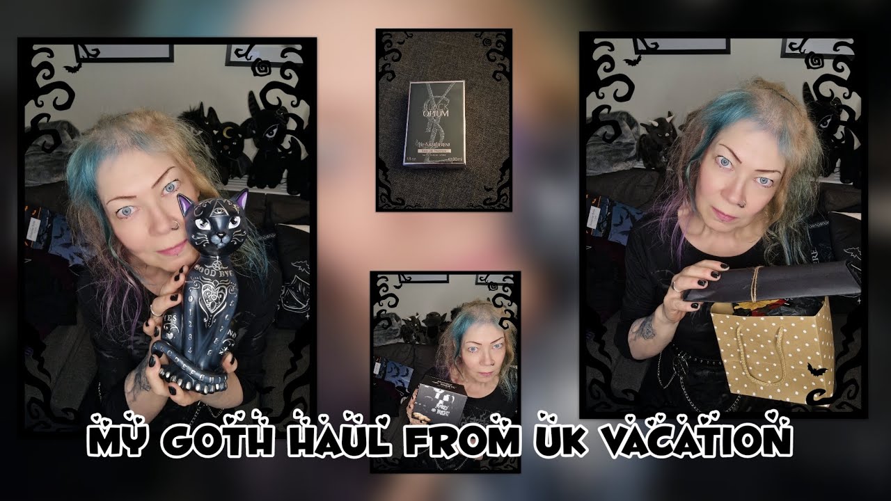 My Goth Haul From My UK Vacation - YouTube