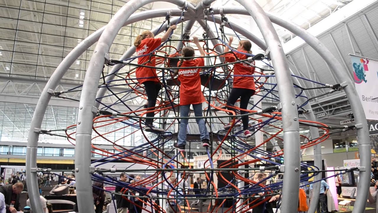 All New KOMPAN Corocord Sphere Climbing Structure - YouTube