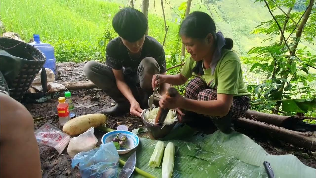 tuav qaub dib noj su os qab kawg li - YouTube