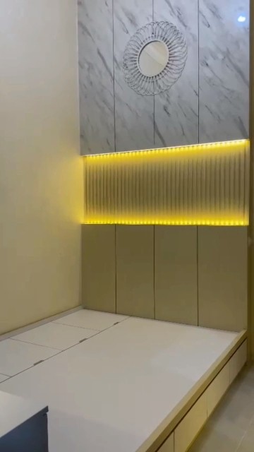 Ruang kamar tidur dengan backdrop yg elegant #kamaranak #shorts - YouTube