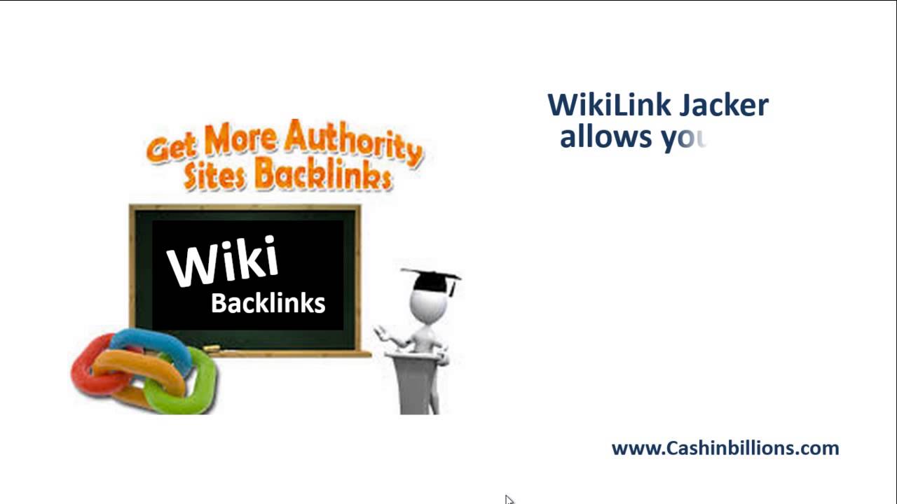 WikiLink Jacker Demo | Find Backlinks | Building Backlinks - YouTube