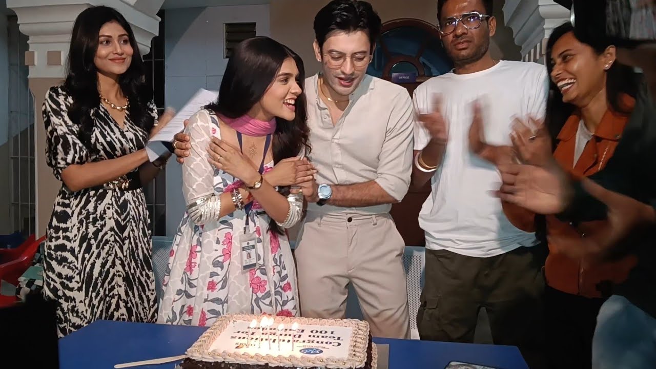 Durga serial 100 Ep Celebration | Pranali Rathod and Aashay Mishra ...