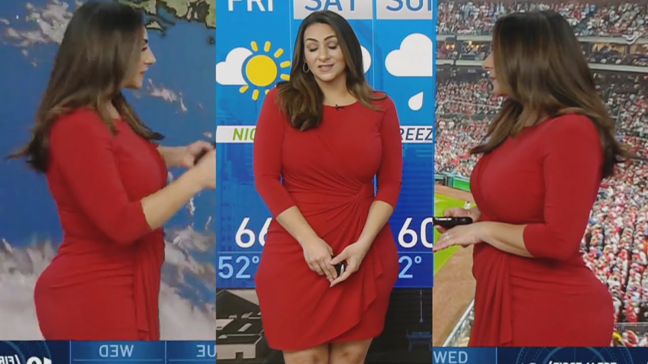 Michelle Rotella - Super tight red dress 😍 - YouTube