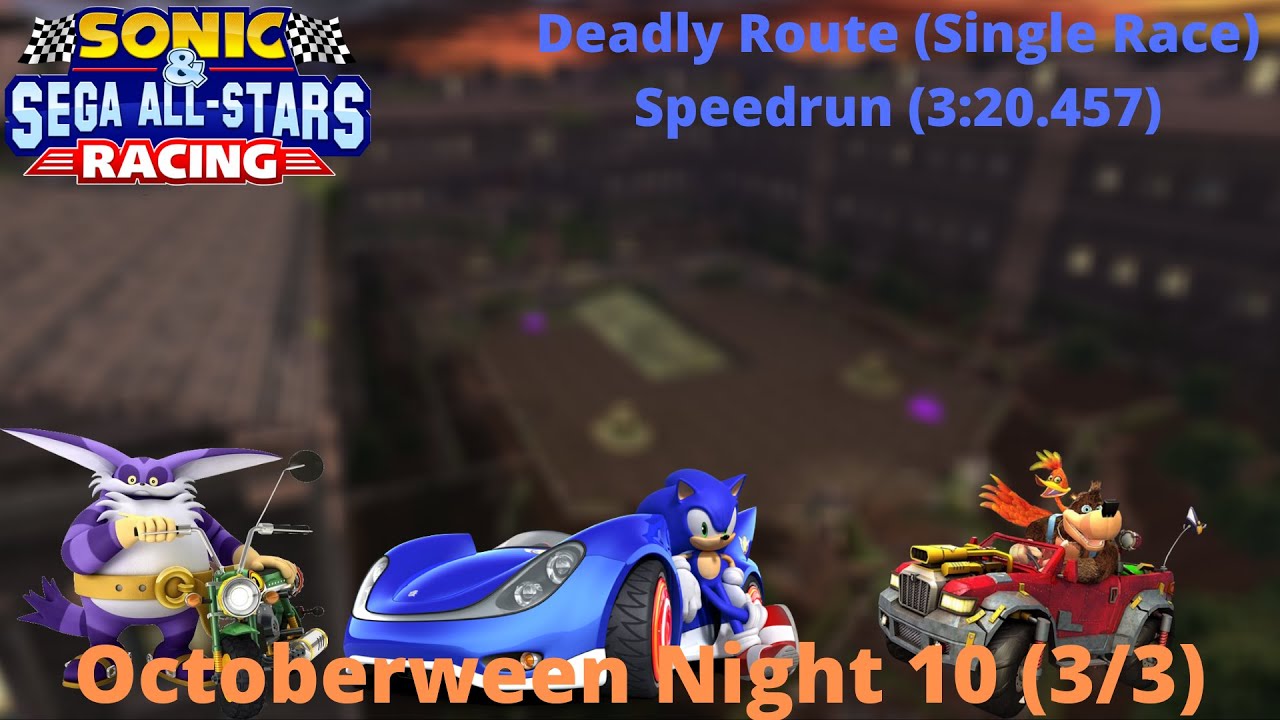 Sonic and Sega All-Star Racing - Deadly Route (Single Race) - 3:20.457 ...