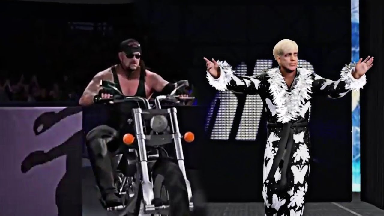 WWE2K17 Undertaker vs Ric Flair WrestleMania X8 - YouTube