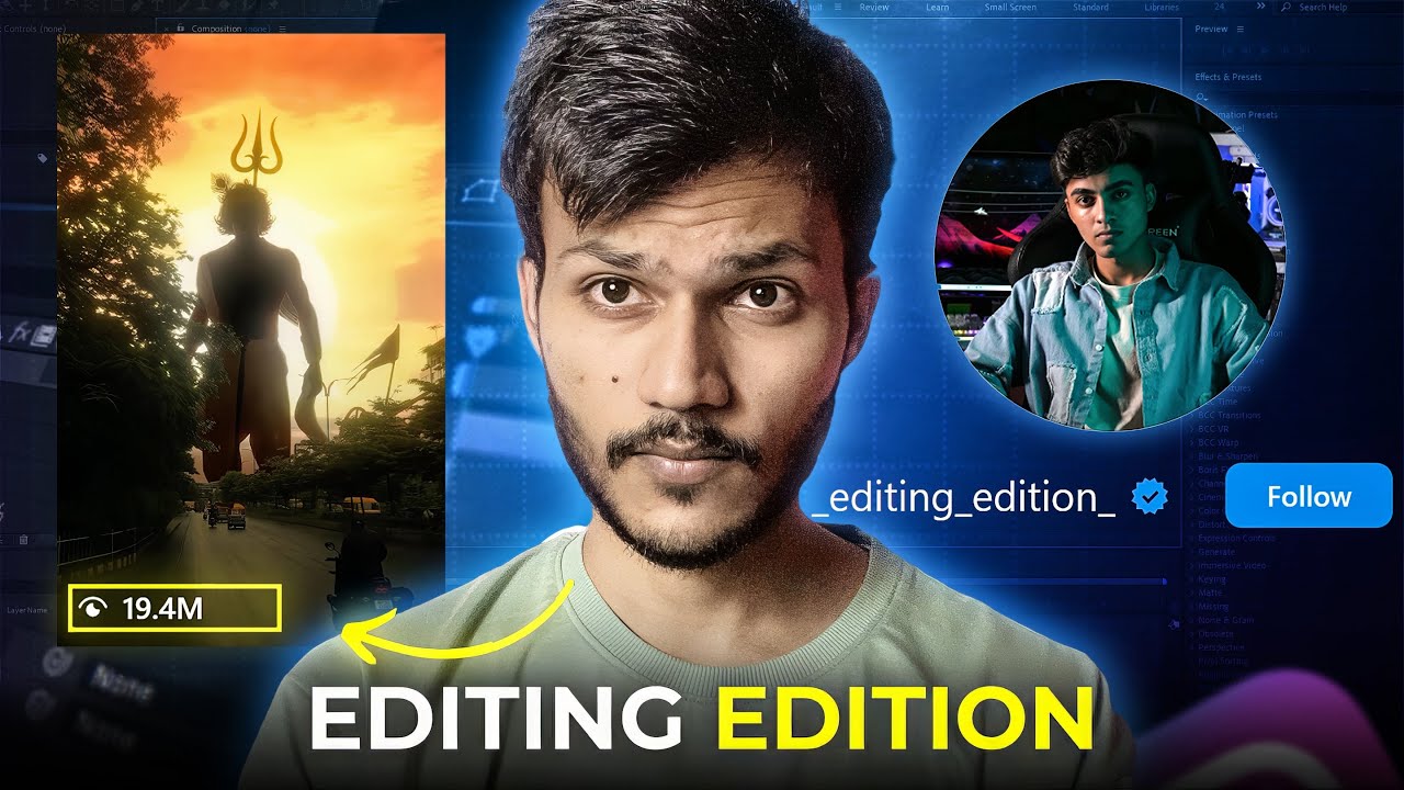 Mastermind behind EDITING EDITION | editing tips & tricks - YouTube