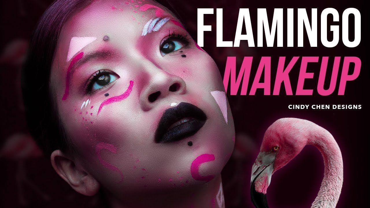 Pink Flamingo Makeup Tutorial | Avant-Garde Beauty Photoshoot - YouTube
