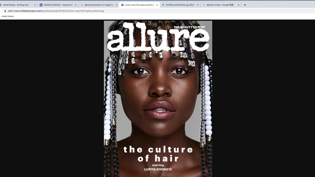 positive representation in magazine covers - YouTube