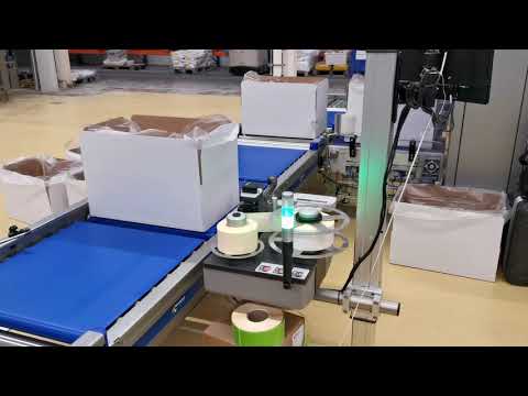 Kartonnen dozen in de voedingssector automatisch labelen – Codipack Group