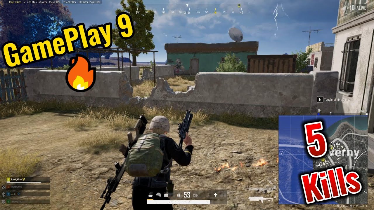 PubG Battle ground game Play 9 | Pubg Pc Game Ultra Graphics - YouTube