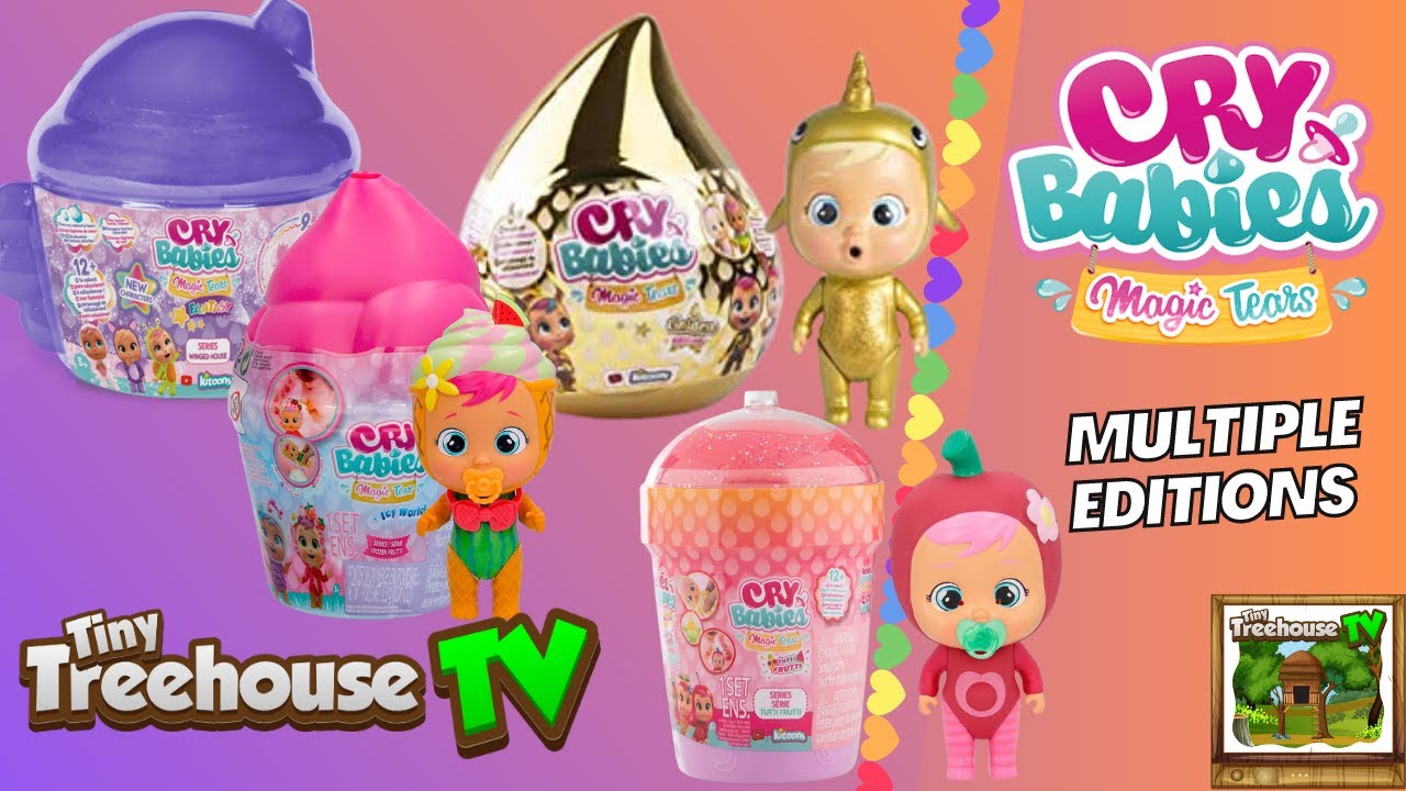 Cry Babies Magic Tears Multiple Editions Unboxing Surprise Toys Dolls ...