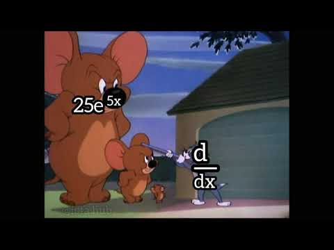 Thug life Jerry as e^x and Tom as d/dx /calculus/maths - YouTube