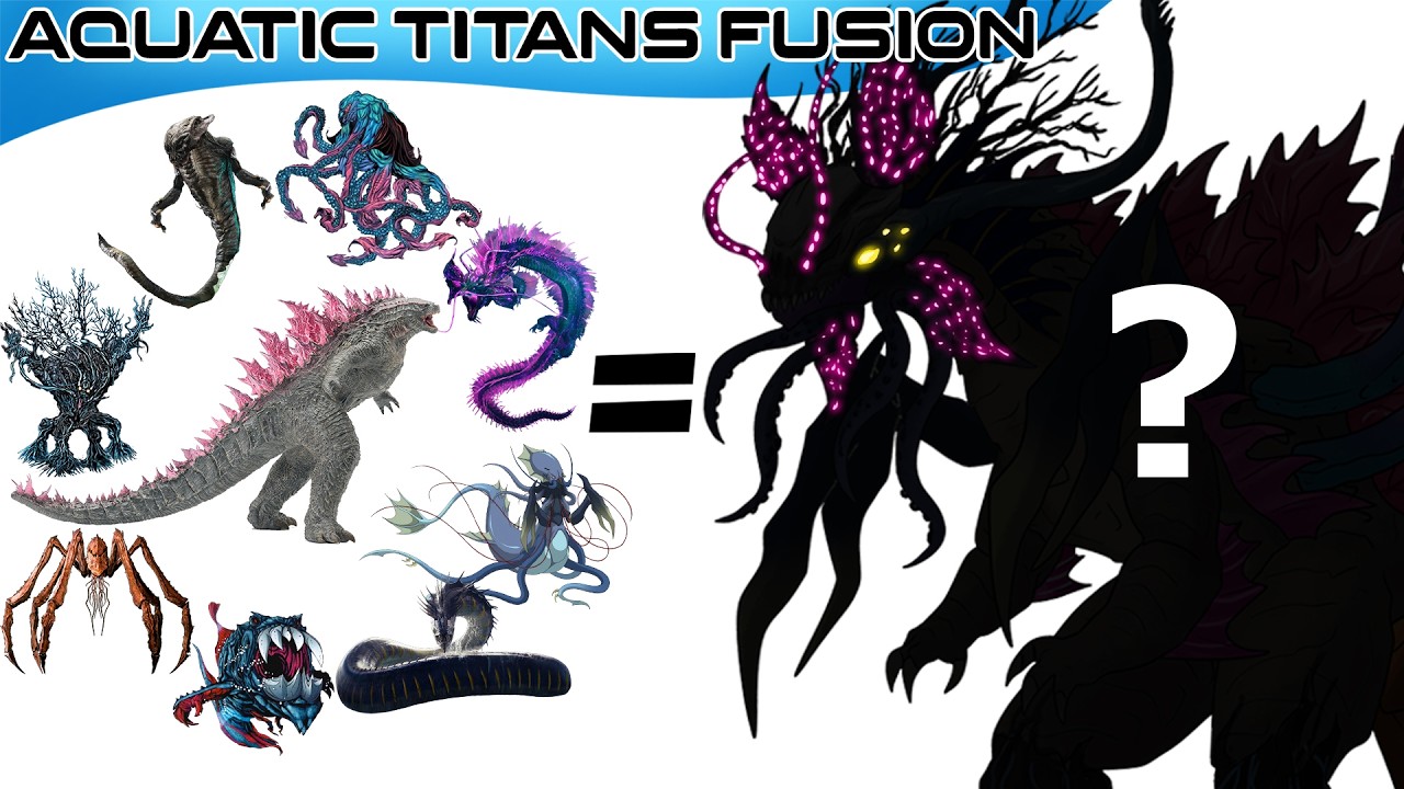 The Ultimate Aquatic Titanus Fusion! New MonsterVerse Mashup Pt 3 ...