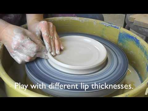 Throwing Platters & Plates - YouTube