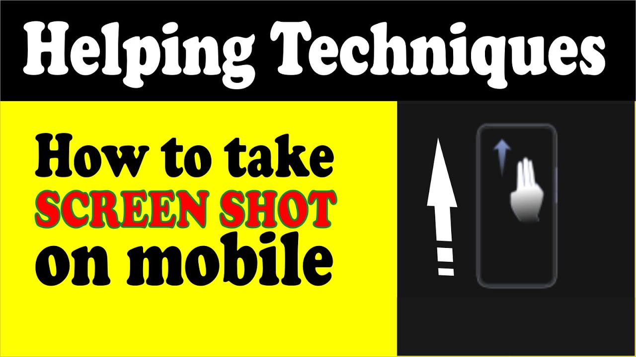 How to Take screenshot on Mobile/phone || how to take screenshot on ...