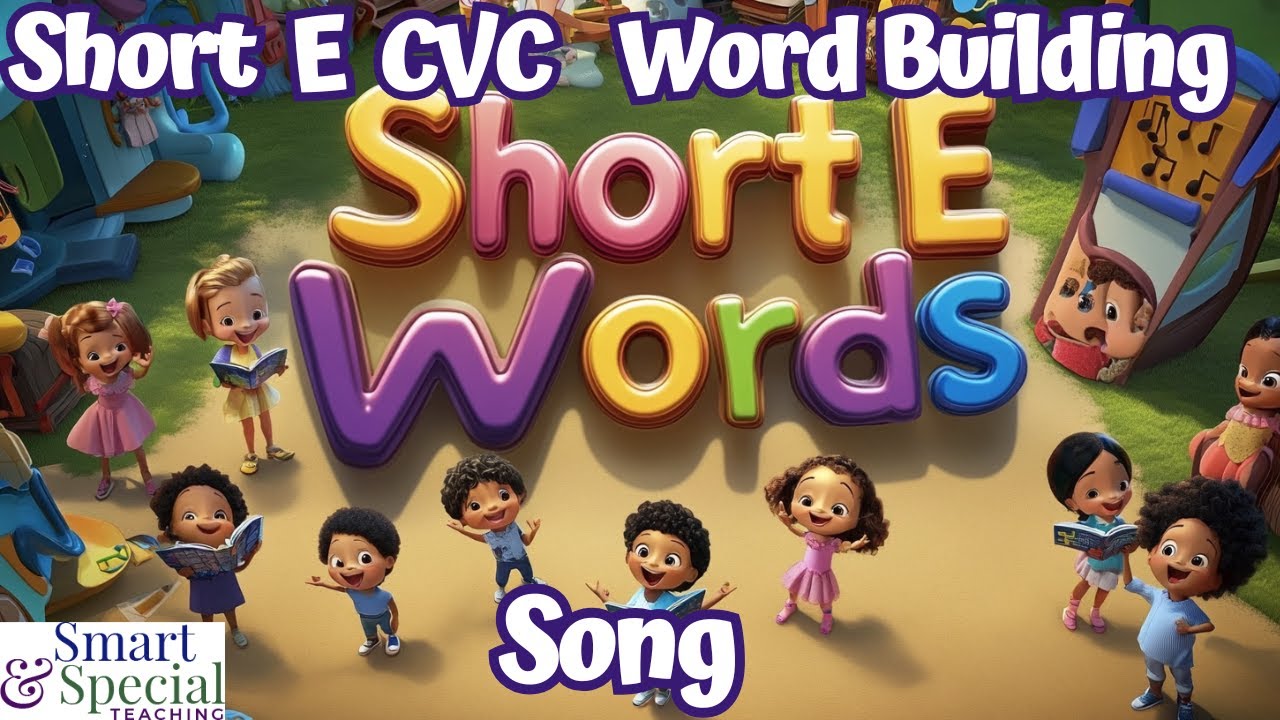 CVC Short Vowel E Song For Teaching Reading for Kindergarten Phonics ...