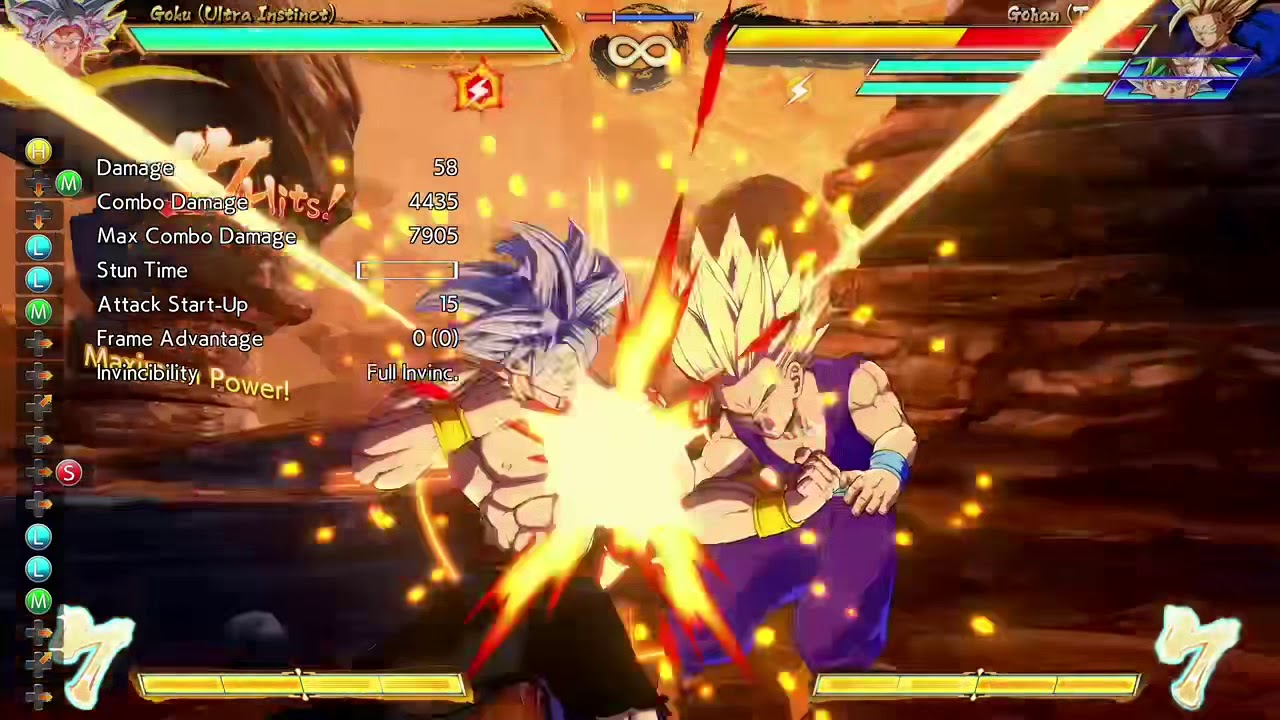 [DBFZ] UI Goku FS Sparking Loop Combo!! - YouTube