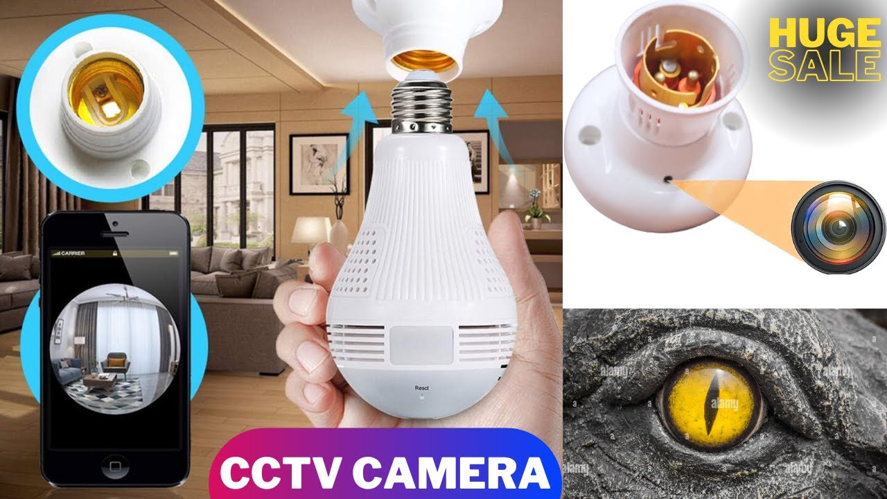 Bulb Holder CCTV Camera | Hidden holder camera - YouTube