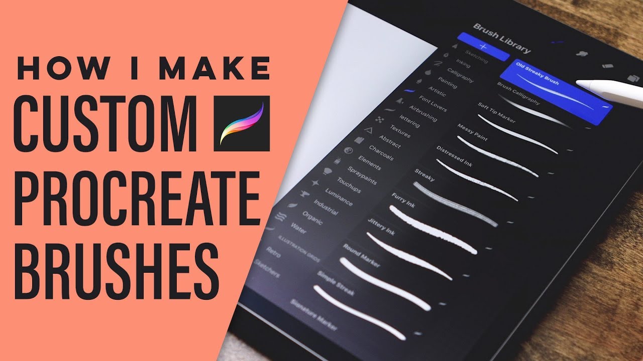How I Create Custom Procreate Lettering Brushes YouTube How I Create Custom Procreate Lettering Brushes YouTube