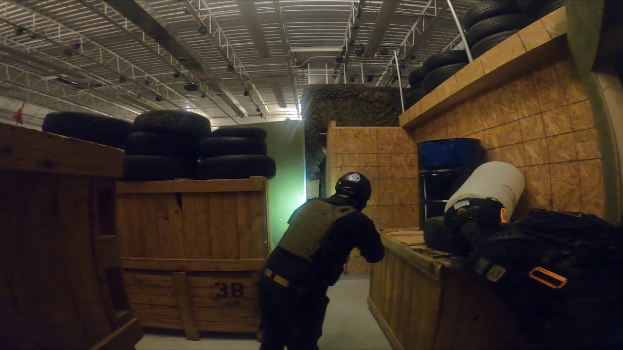 First airsoft game play/w lancer tactical LT-15 - YouTube