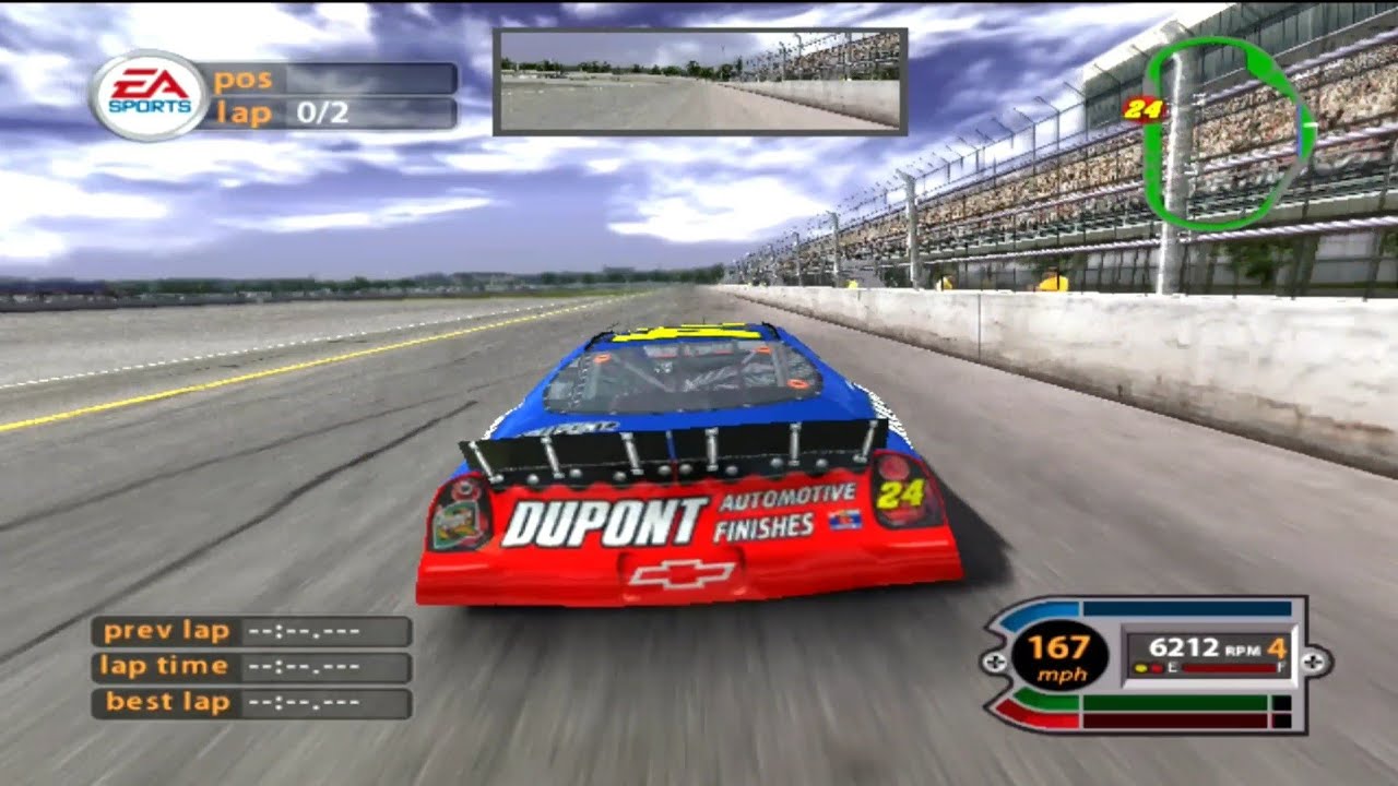NASCAR 2005 Chase for the Cup - PlayStation 2 Gameplay (PCSX2) - YouTube