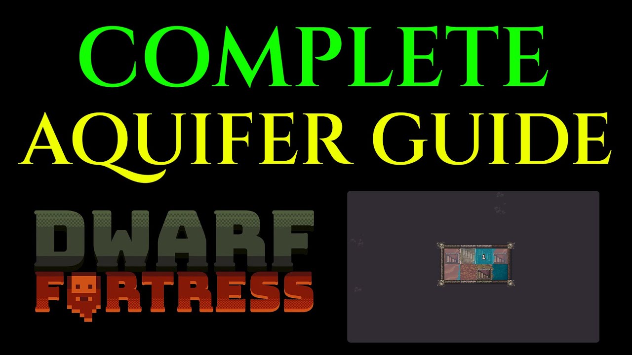How To Build Through ANY AQUIFER - Dwarf Fortress TUTORIAL - YouTube