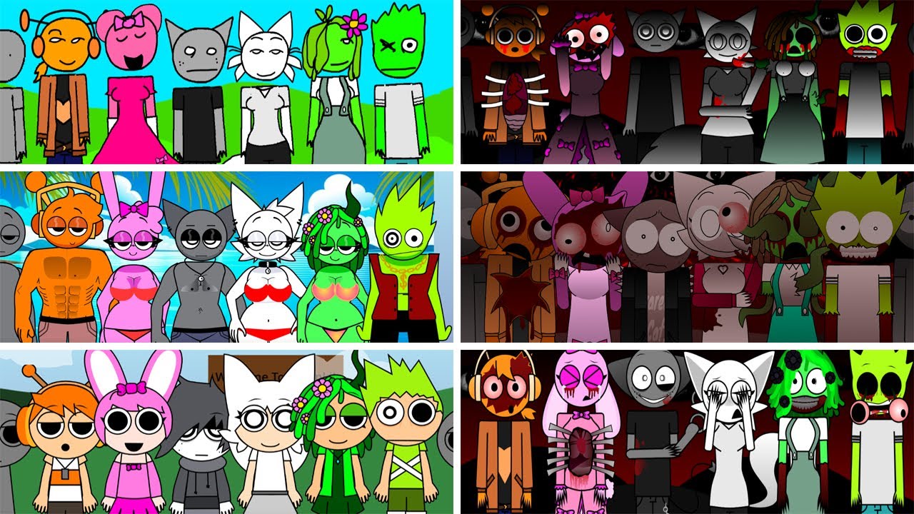 Incredibox - Sprunki but LOVE COUPLES in ALL Human Edition | Part 4 ...